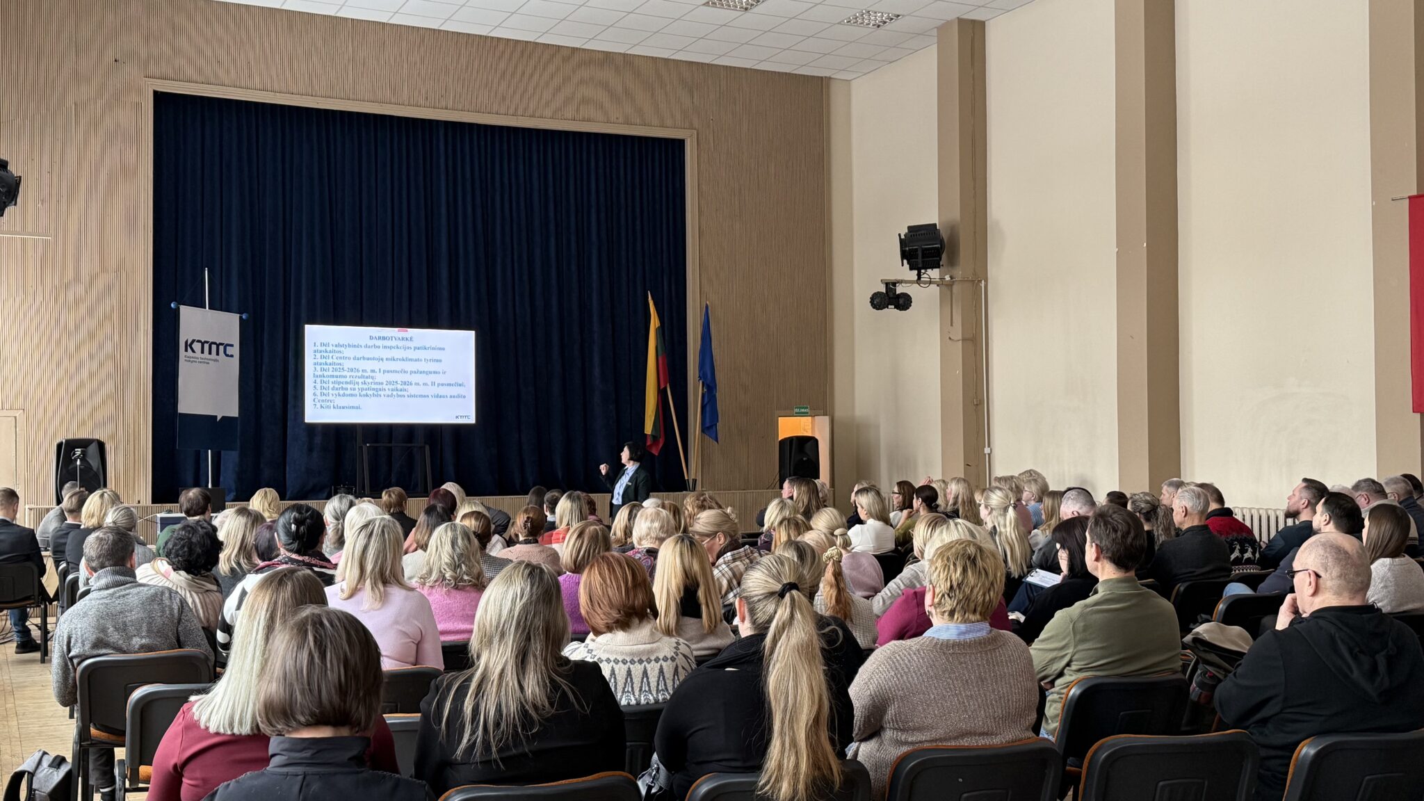 KTMC darbuotojų susirinkimas | Klaipėdos technologijų mokymo centras